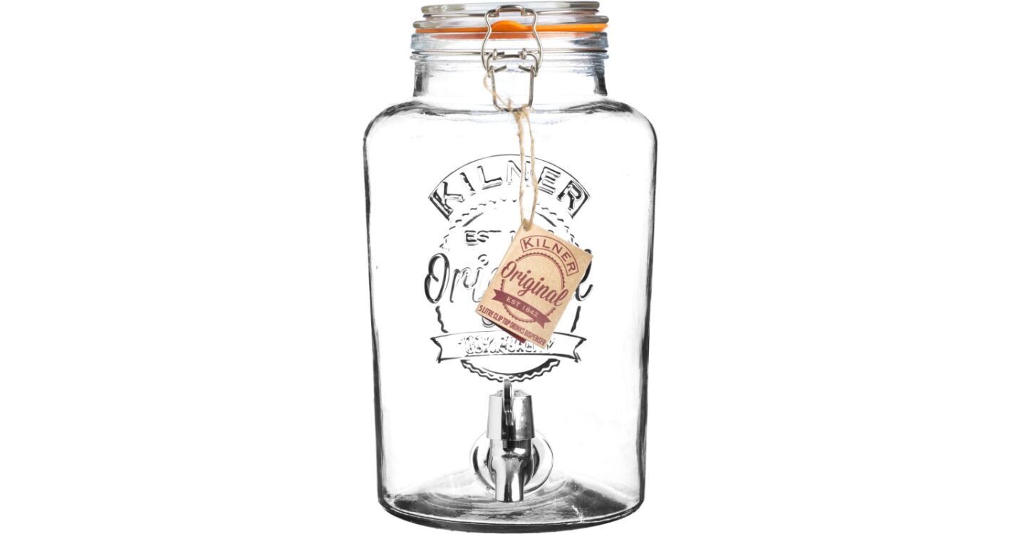 Kilner® limonádé adagoló üveg 8L - Adagolók - Szép-otthon.hu webáruház